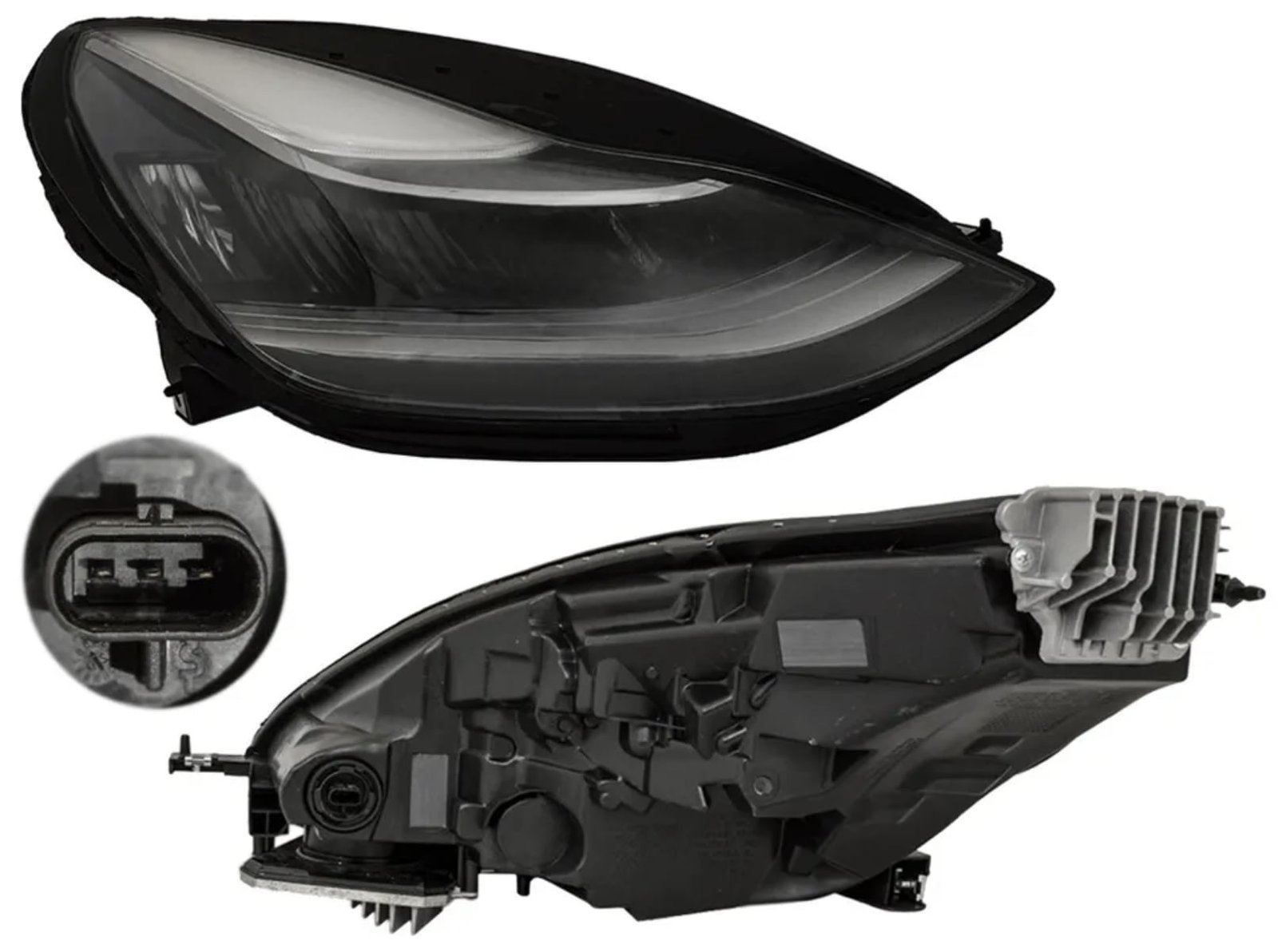 Phare full led droit 1077372-10I Tesla model 3